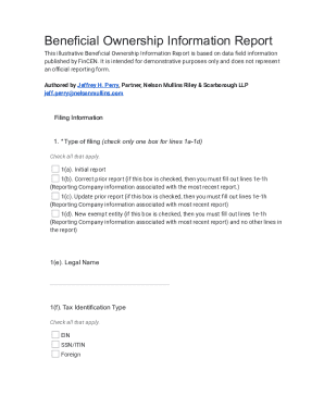 Fillable Online Beneficial Ownership Information ReportingFinCEN.gov Fax Email Print - pdfFiller