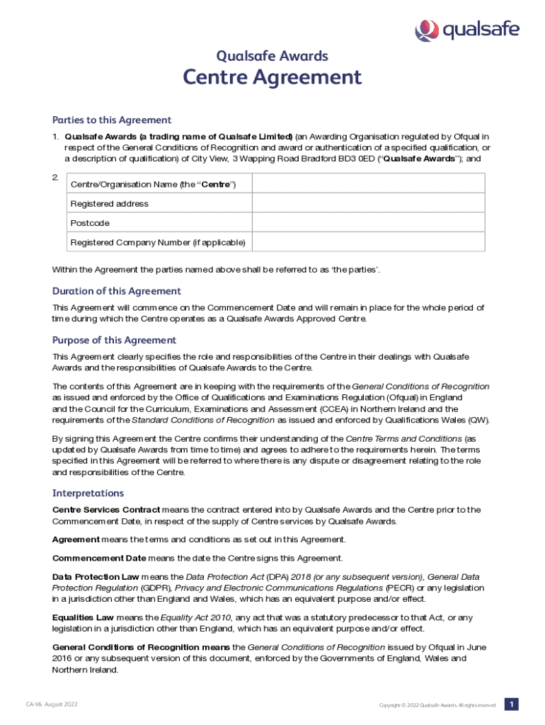 Fillable Online Qualsafe Awards TrainingFirst Aid & Mental Health ...