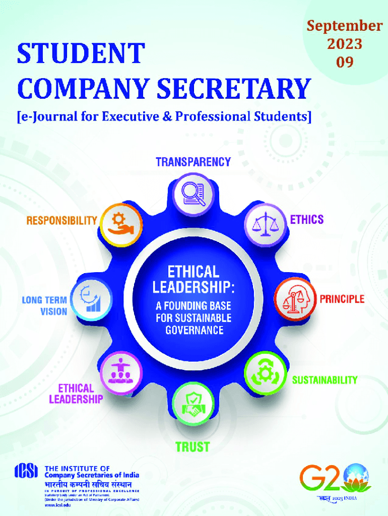 Fillable Online Student Company Secretary e-Journal for Executive ...