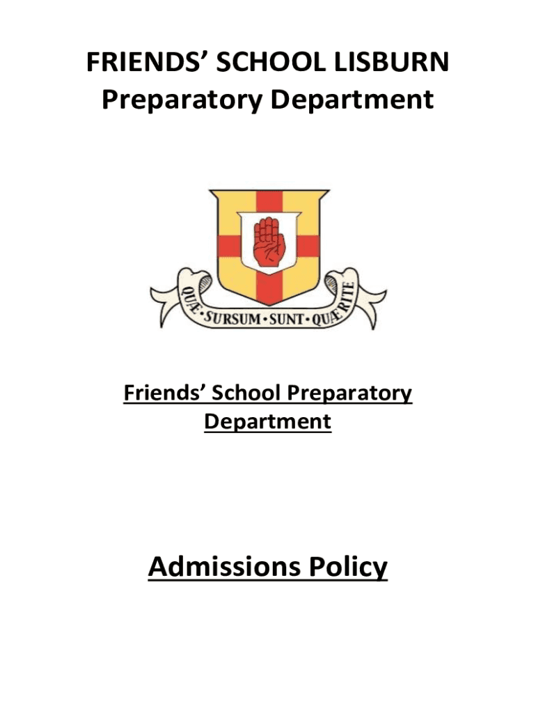 Fillable Online Short Inspection Friends' School Preparatory Department ...