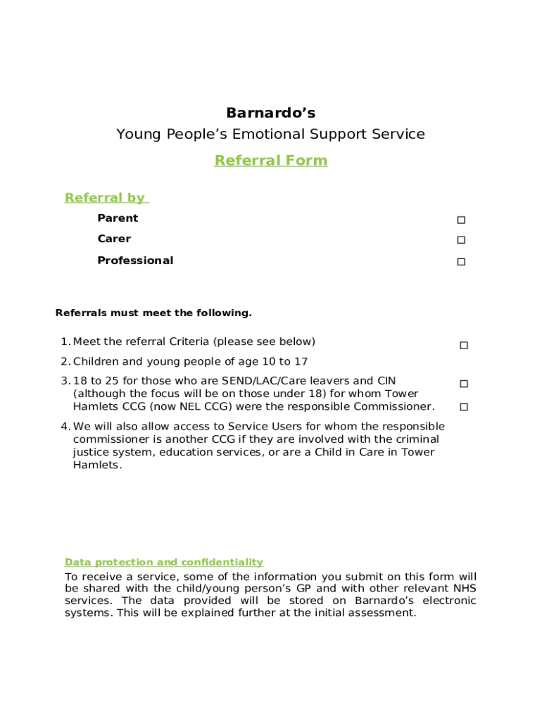 Early Years SEN Panel Referral - Derbyshire Local Offer Doc Template ...