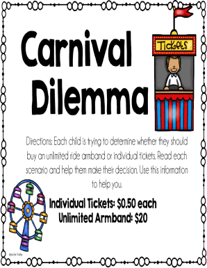 Fillable Online Carnival Dilemma Fax Email Print - pdfFiller