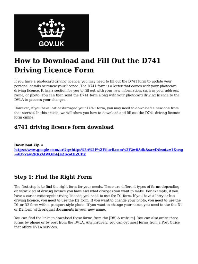 Fillable Online How to Change the Address on your Driving Licence Fax ...