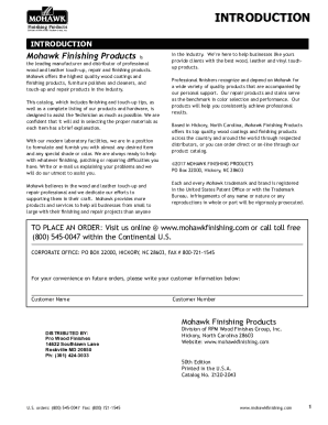 Fillable Online Mohawk Catalog Information-Technical Sheet.pdf Fax ...