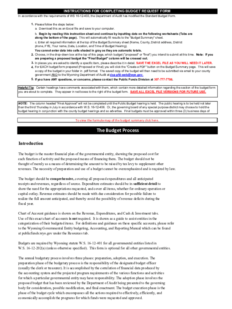 Fillable Online Annex B Budget Template Fax Email Print - pdfFiller