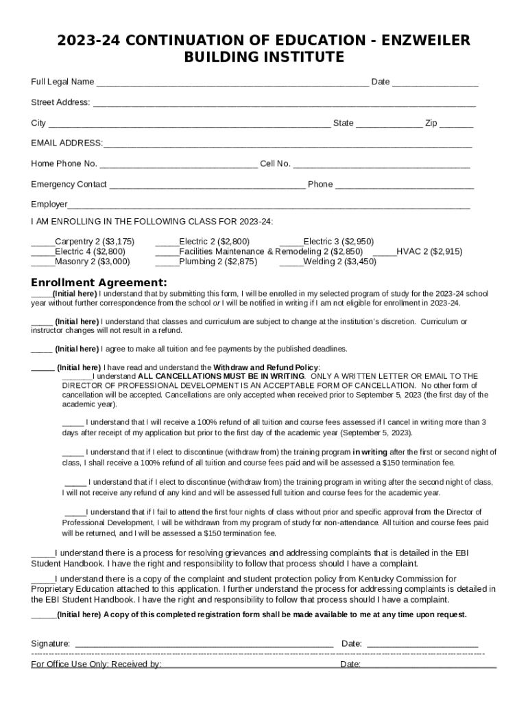 Apprenticeship Programs in KY Doc Template | pdfFiller