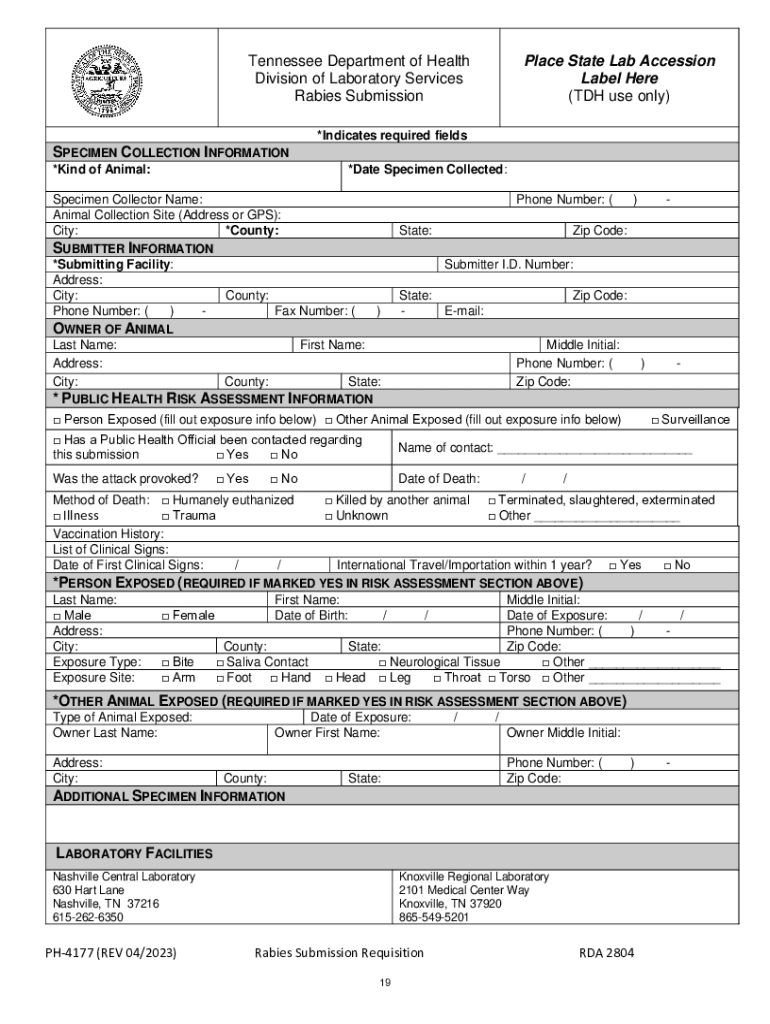 Fillable Online State and Local Rabies Consultation ContactsResources ...