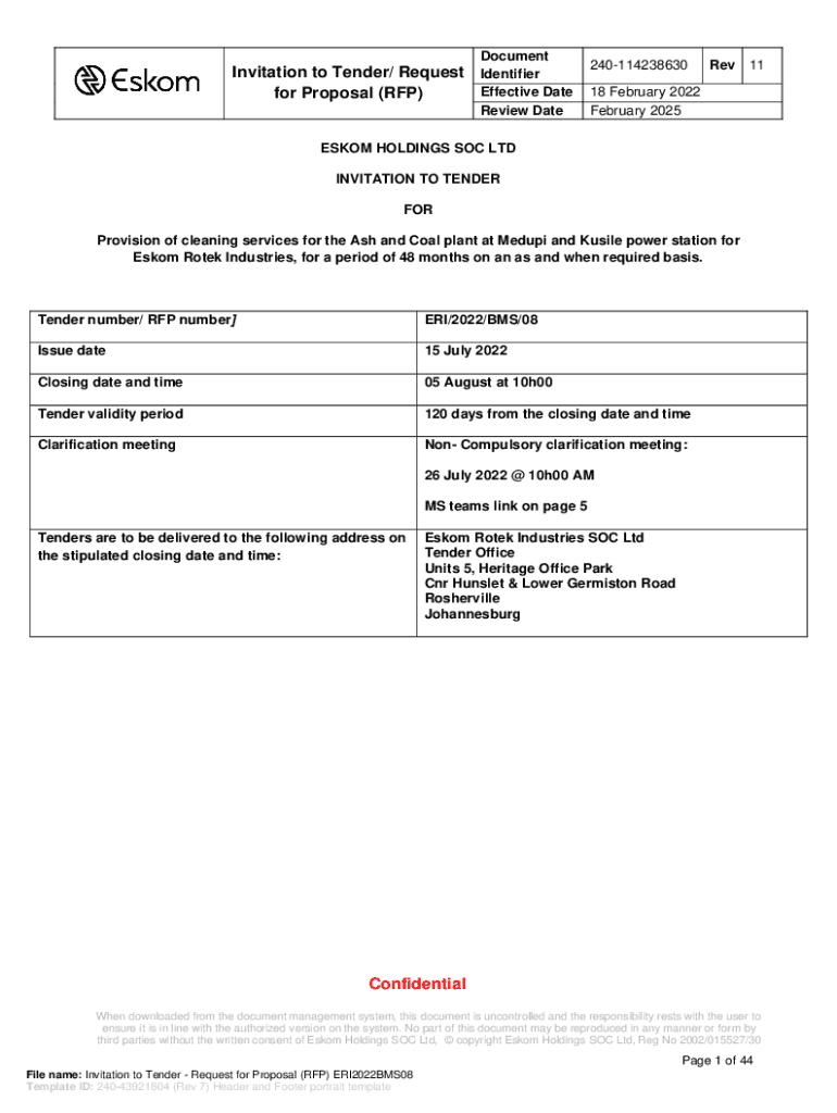 Fillable Online Provision of cleaning services for the Ash and Coal ...