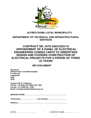 Fillable Online Iats 2022/2023/37: Appointment of a Panel of Service ...