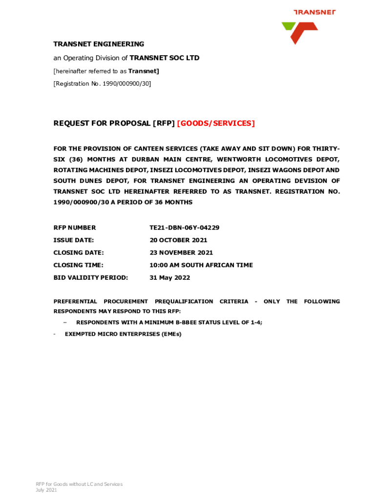 Fillable Online REQUEST FOR PROPOSAL RFP NUMBER iCLM PE 554/ ... Fax ...