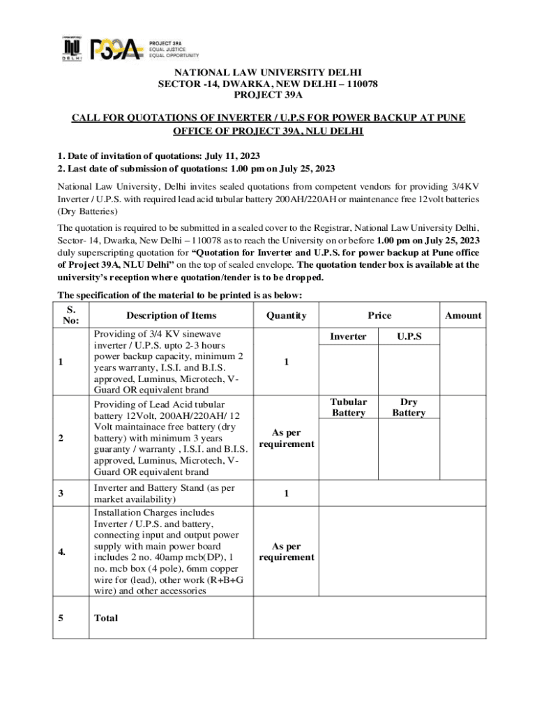Fillable Online Project 39A, National Law University, Delhi (P39Anlud ...