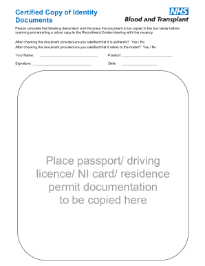 Fillable Online peoplefirst nhsbt nhs Guidelines to fill up the ...