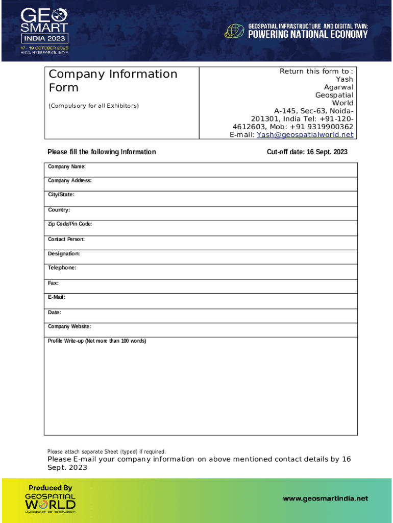 Company-Ination-.doc Doc Template | pdfFiller