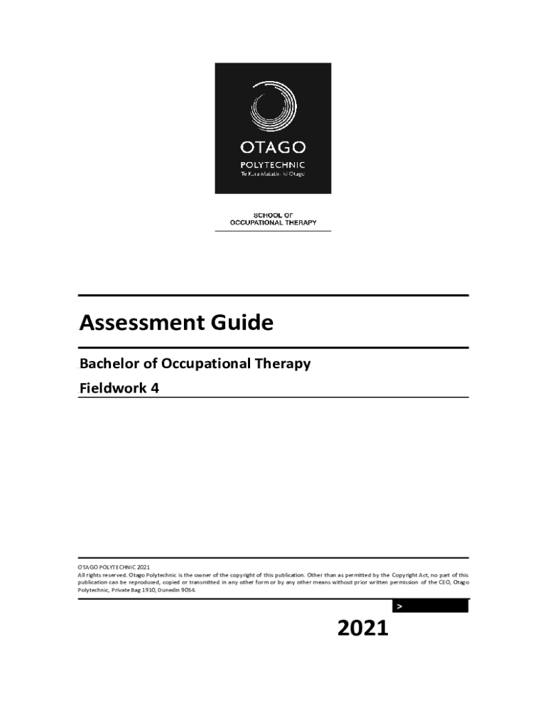 Fillable Online Bachelor of Occupational Therapy Fieldwork 1 Fax Email Print - pdfFiller