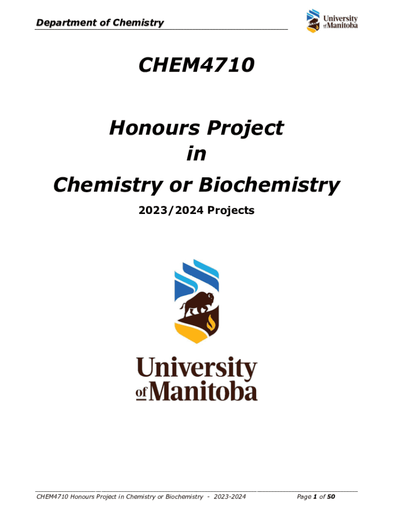Fillable Online Chemistry or Biochemistry Fax Email Print - pdfFiller