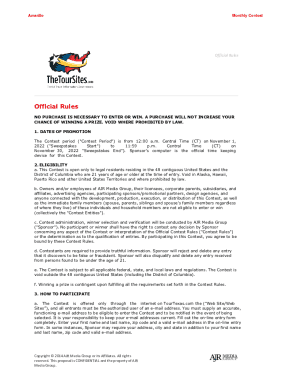 Fillable Online RED WHITE AND WIN GIVEAWAY National Contest Rules Fax ...