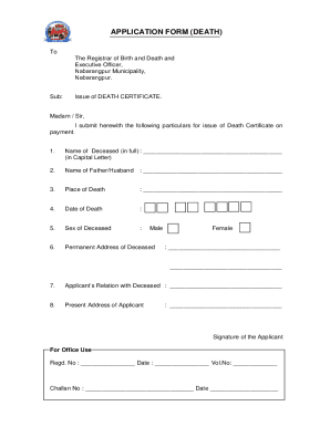 Fillable Online Death CertificateDeath Certificate Online Fax Email ...