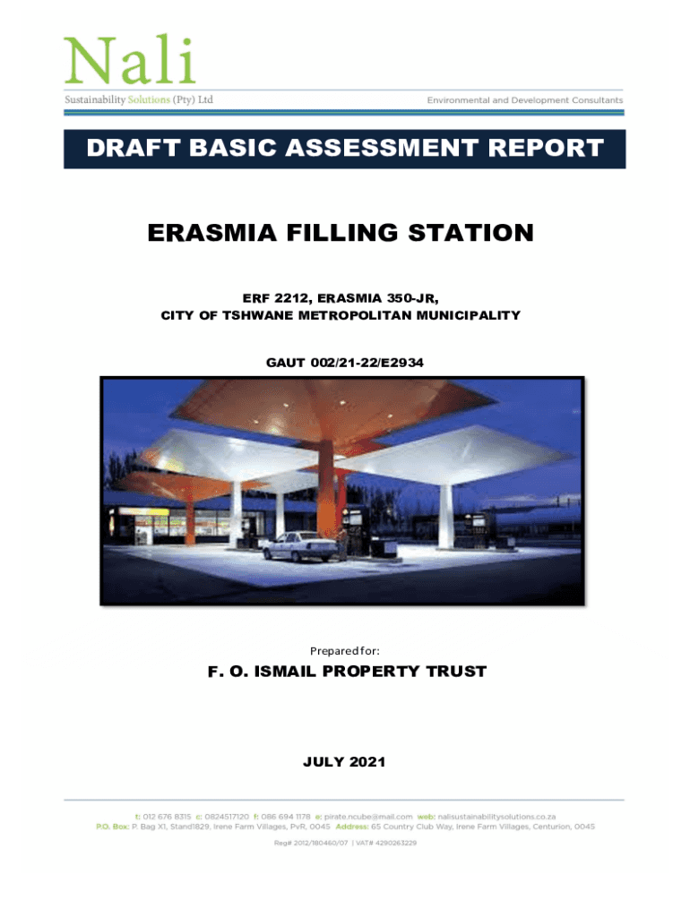 Fillable Online nalisustainabilitysolutions co Draft-Basic-Assessment ...