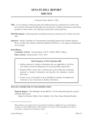 Fillable Online Secretary Benson testifies in support of legislation to ...