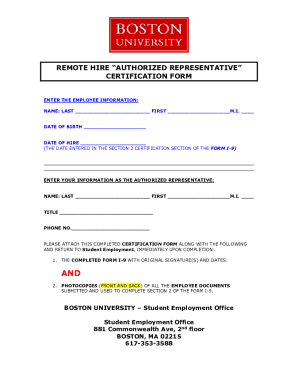 Fillable Online Key Points for Completing Form I-9Student Employment ... Fax Email Print - pdfFiller