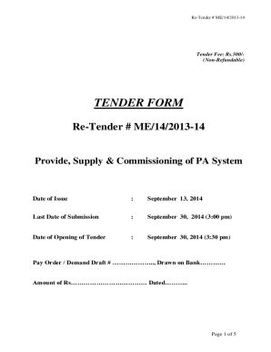 Fillable Online Retender - Definition and Meaning Fax Email Print ...