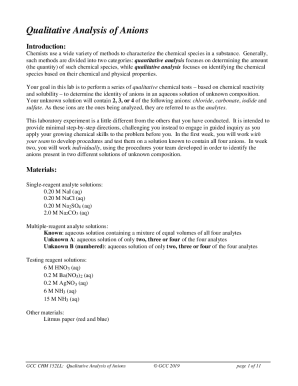Fillable Online web gccaz Qualitative chemical analysisDefinition ...