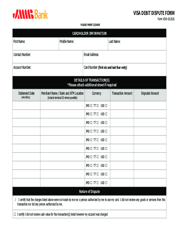 Fillable Online Fillable MBNA Dispute Form Fax Email Print - pdfFiller