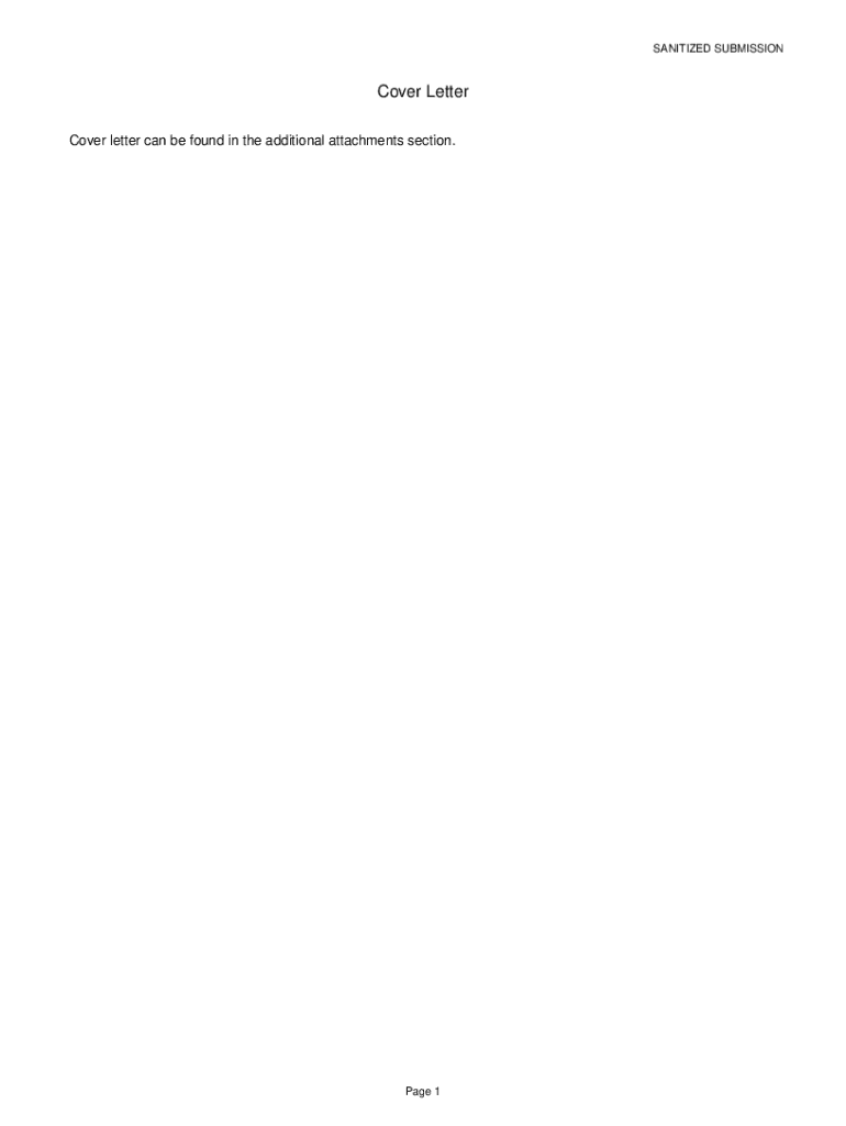 Fillable Online Cover letter can be found in the additional attachments ...
