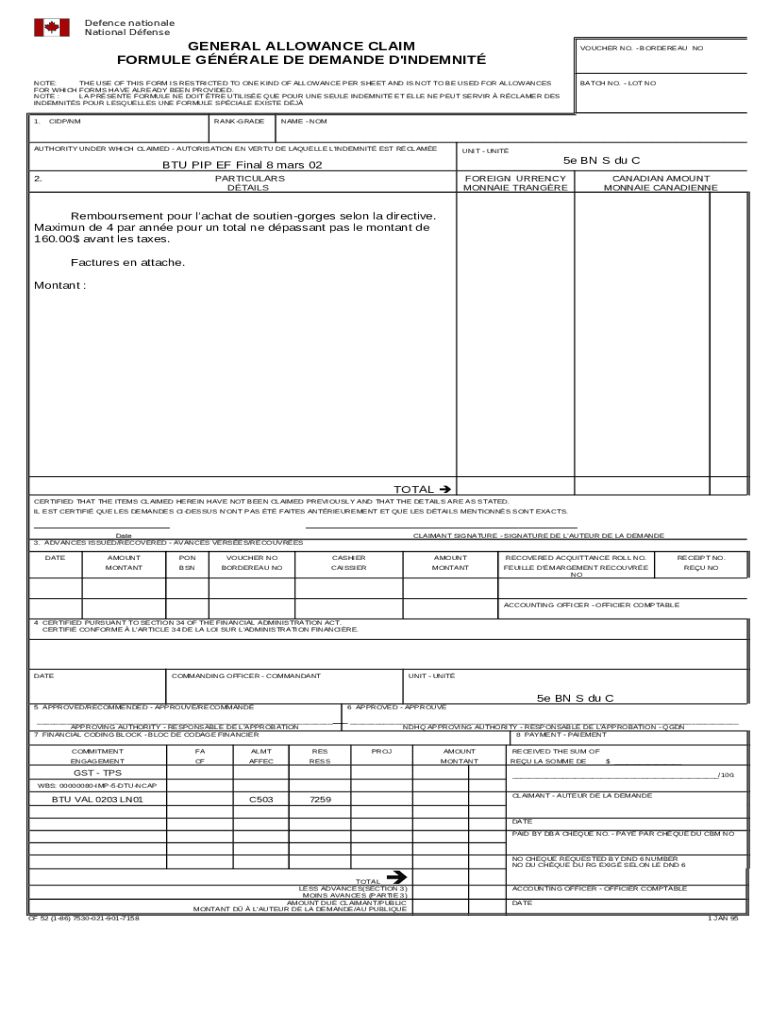 DD 1351-3, "Statement of Actual Expenses" Doc Template | pdfFiller