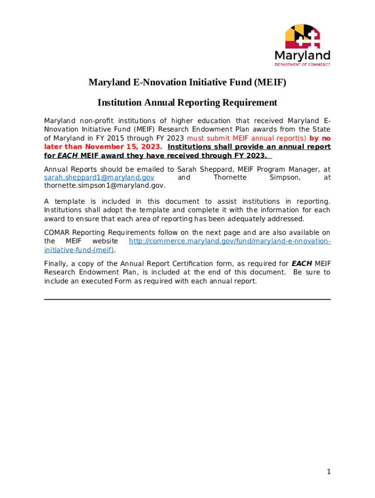 NPIHE Annual Report Template FY2023 Doc Template | pdfFiller