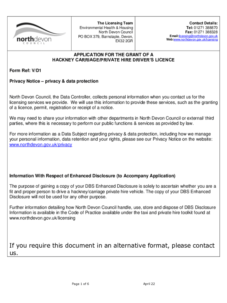 Fillable Online Environmental Public Health Licenses, Certifications ...