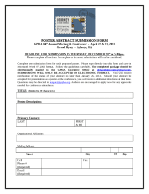 CALL FOR POSTERS: Submission Deadline September 6, ... Doc Template ...