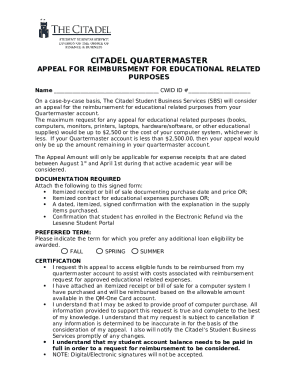 COI Final Grade Appeal Doc Template | pdfFiller