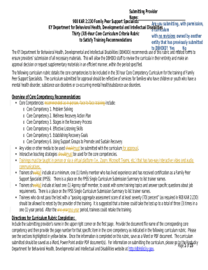 Development of a Core Competency Model for the Master ... - dbhdid ky ...