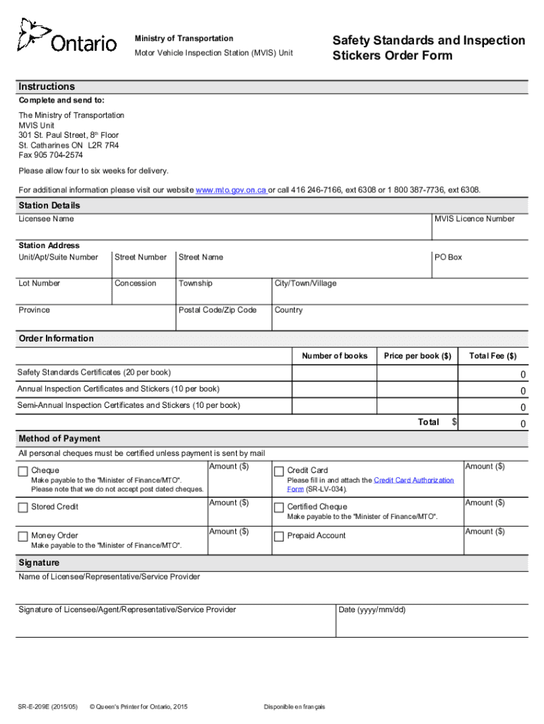 Fillable Online The NEW Vehicle Inspection Program Fax Email Print ...