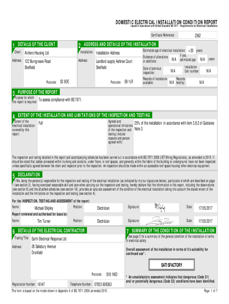 Fillable Online BS 7671 Electrical Wiring Regulations Guide Fax Email ...