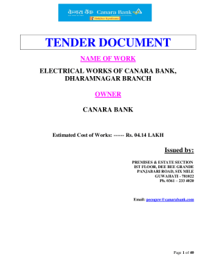 Fillable Online Complete tender document new Fax Email Print - pdfFiller