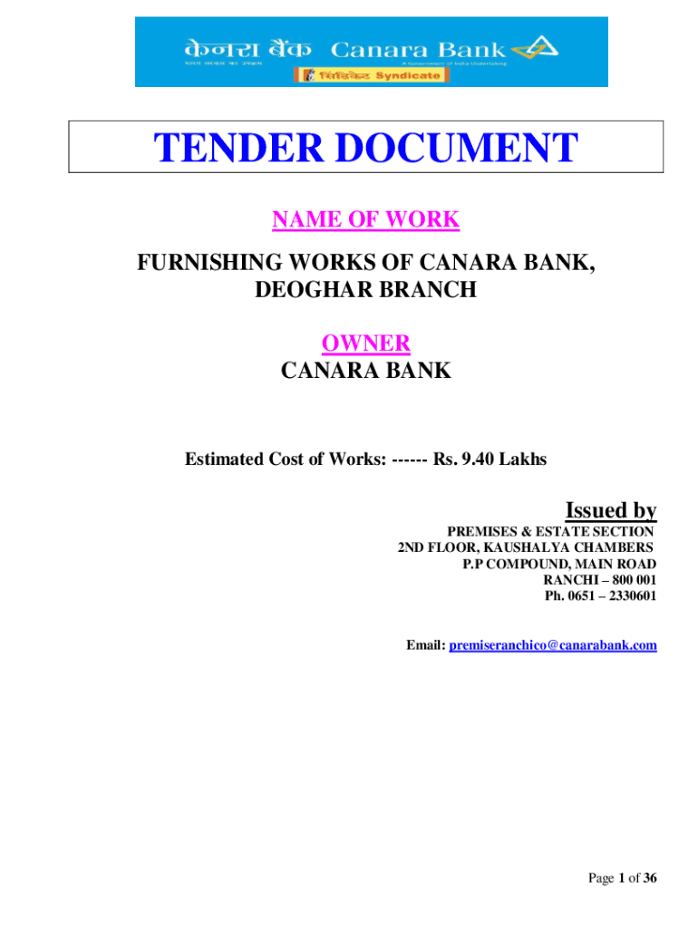 Fillable Online ANNEXURE I - BID COVERING LETTER Ref No Date Fax Email Print - pdfFiller