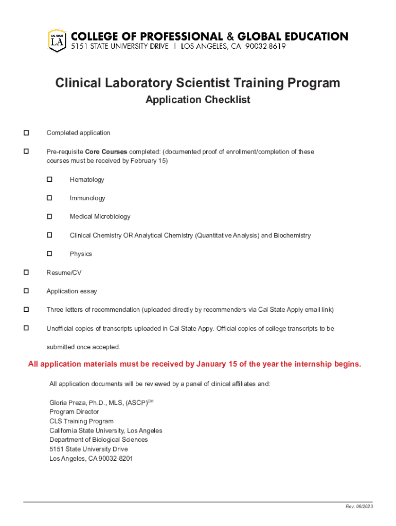 Fillable Online Clinical Laboratory Scientist Certificate Fax Email ...