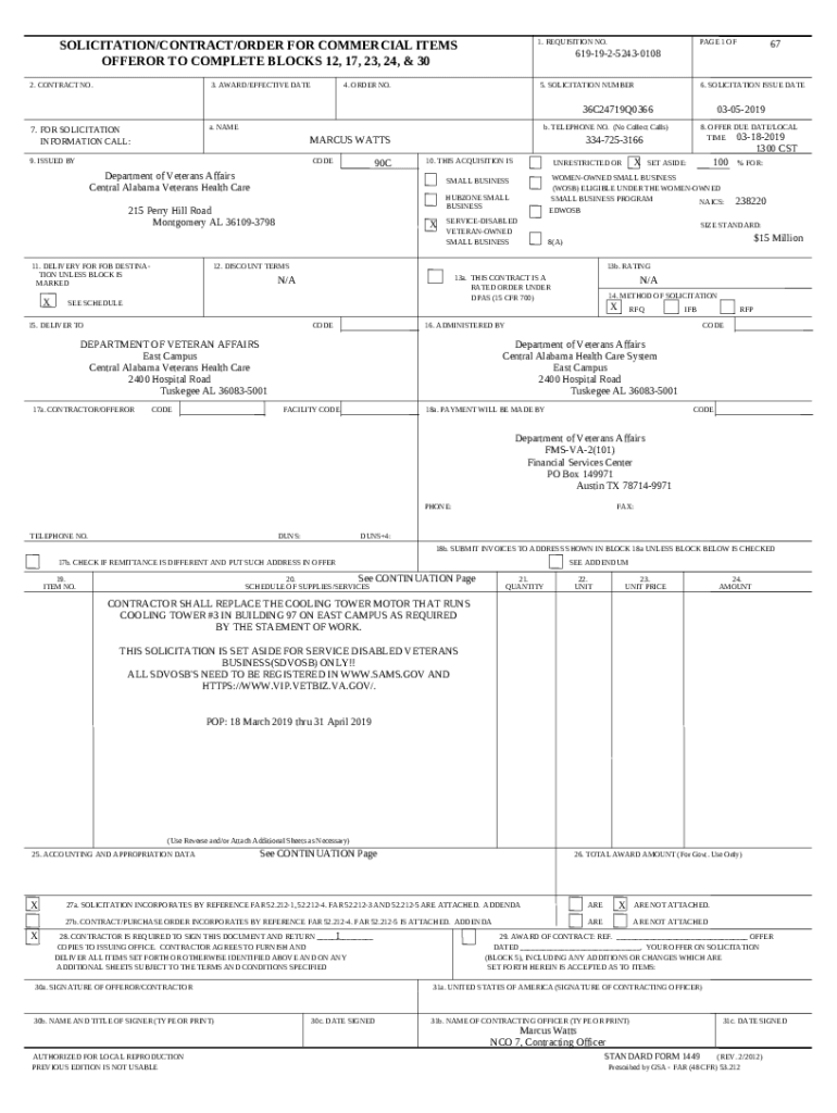 eCMS (Electronic Contract Management System) - VA.gov Doc Template ...