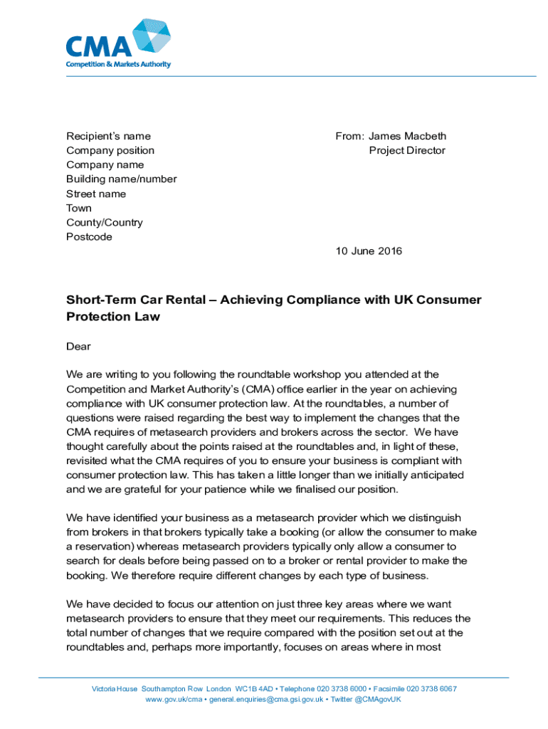 Fillable Online Merger enquiry letter template Fax Email Print - pdfFiller