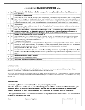Fillable Online PROPERTY OWNERS 1. Visa application form completed ...