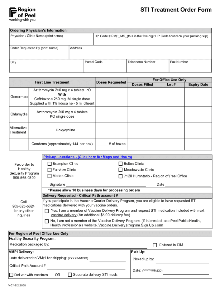 Fillable Online STD Clinic Intake Forms Fax Email Print - pdfFiller