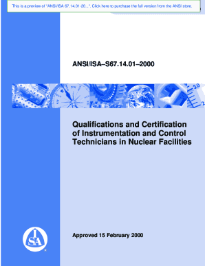 Fillable Online This is a preview of "ANSI/ISA 67 Fax Email Print ...