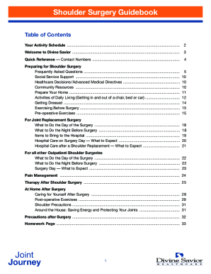 Fillable Online Shoulder Arthroplasty: A guide for patients and ...