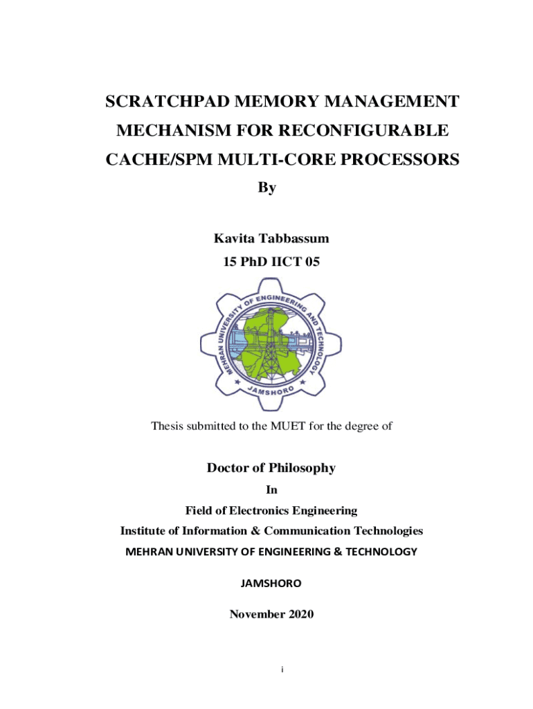 Fillable Online Prr Hec Gov Scratchpad Memory Management For Multi Threaded Fax Email Print