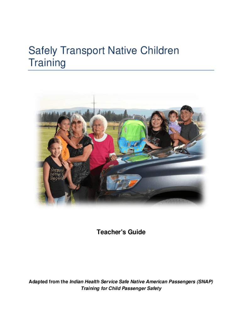 Fillable Online Safe Native American Passengers (SNAP)Training Fax ...