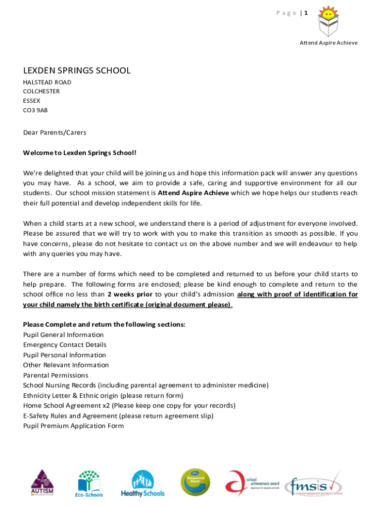 Fillable Online Parent and Carer Support - Family Liaison Fax Email ...