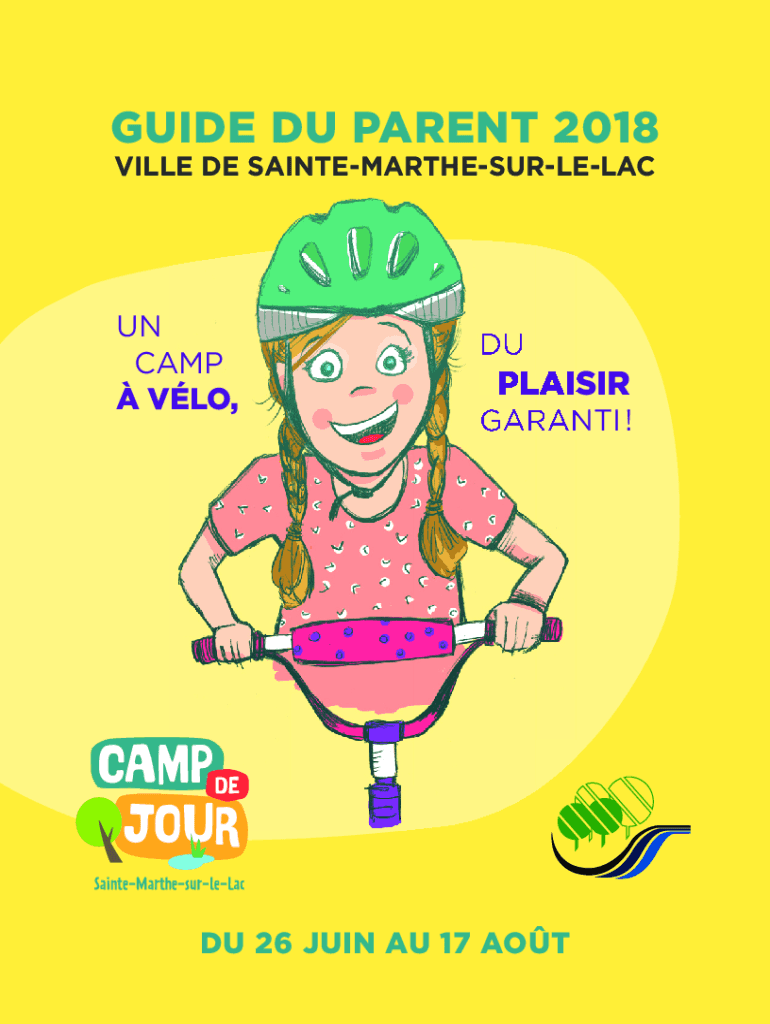 Remplissable En Ligne Loisirs et vie communautaire - Ville de Sainte-Marthe sur le lac Fax Email ...