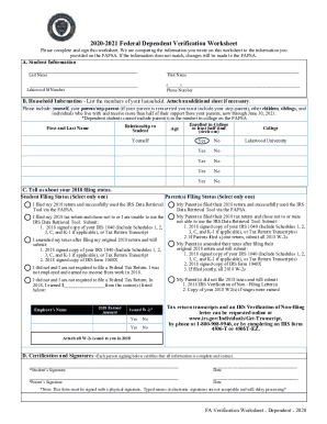 Fillable Online Please complete and sign this worksheet Fax Email Print ...